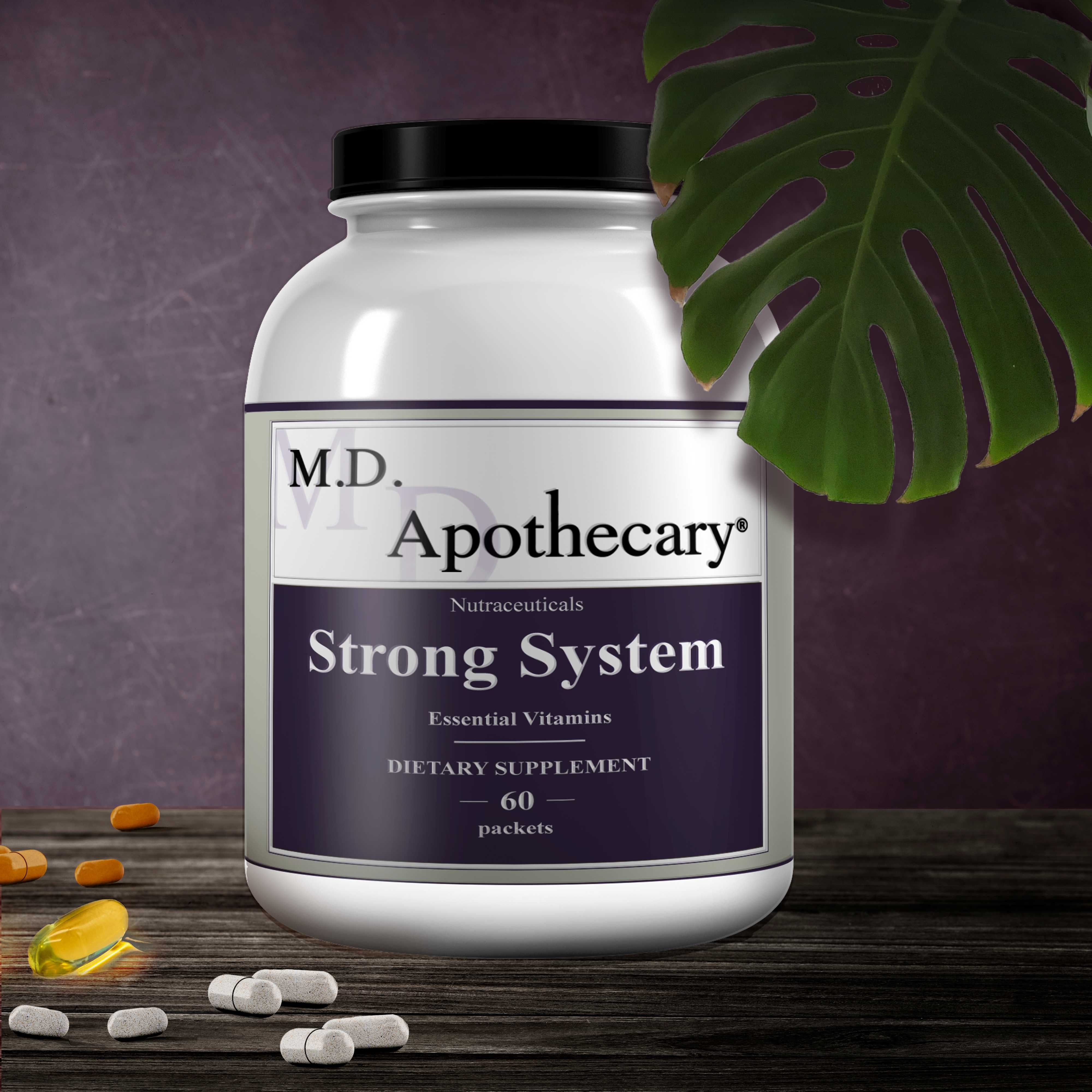 Strong System - All the Vitamins you Need in One Packet – M.D. Apothecary